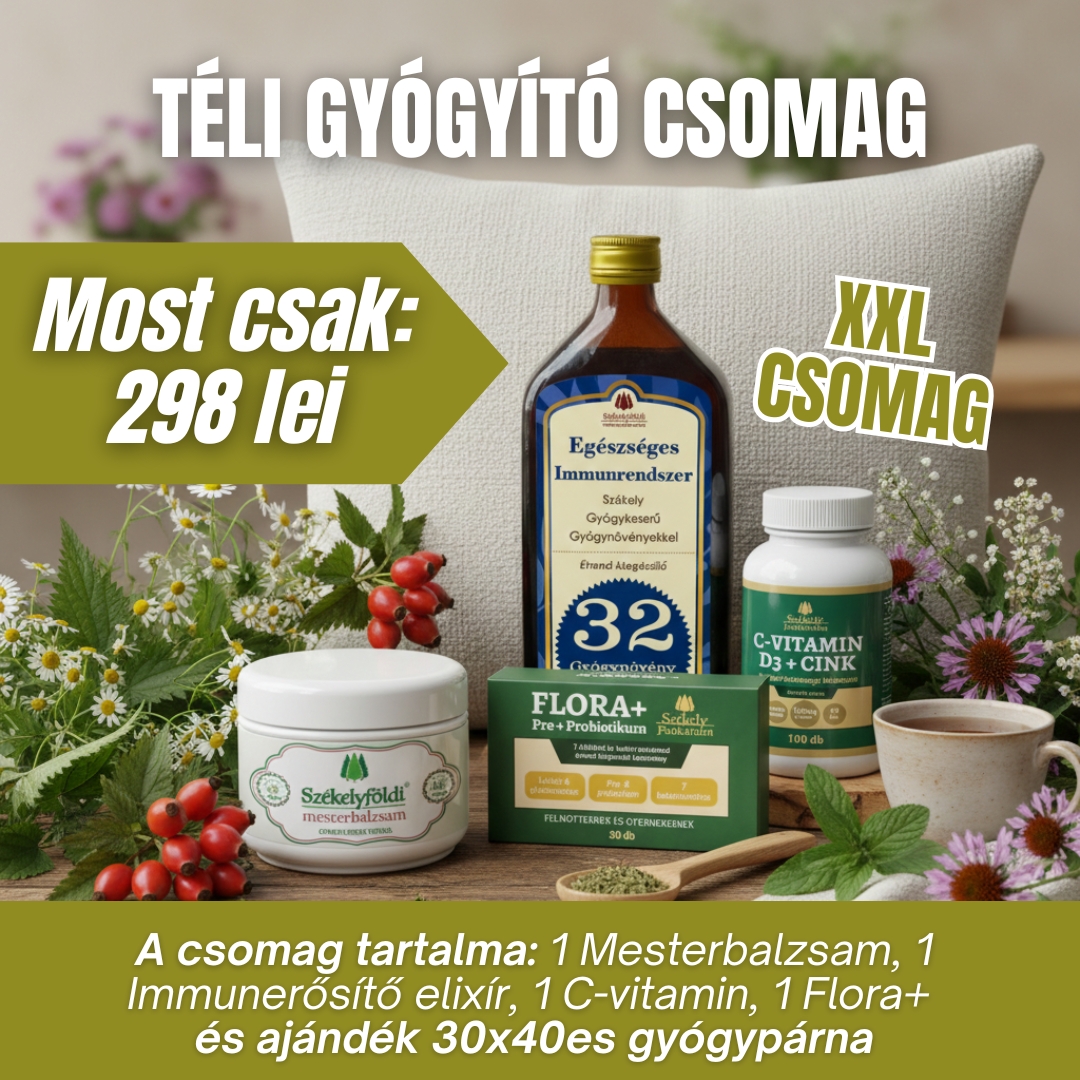 Téli gyógyító csomag (1 Mesterbalzsam, 1 Immunerősítő elixír, 1 C ...